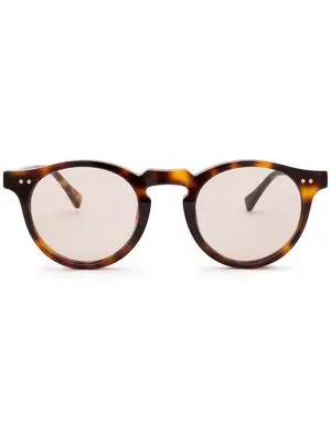 NIALAYA JEWELRY Malibu Round-frame Sunglasses - Brown