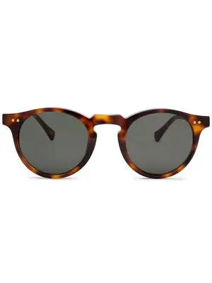 NIALAYA JEWELRY Malibu Round-frame Sunglasses - Brown