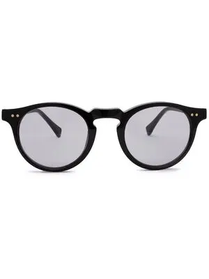 NIALAYA JEWELRY Malibu Round-frame Sunglasses - Black
