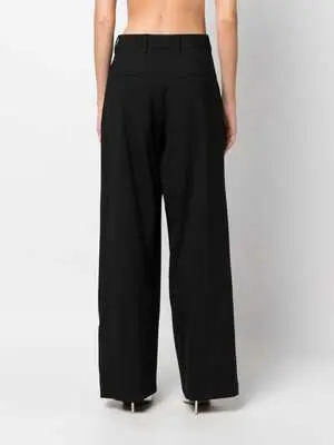 Giuseppe Di Morabito Pleated Wool Trousers - Black