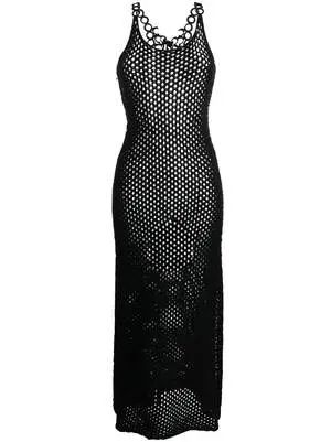 Chloé Open-knit Midi Dress
