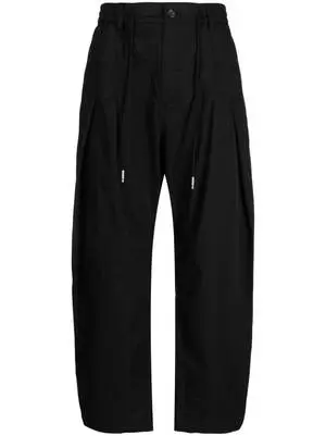 SONGZIO Pleat-detailing Drawstring Trousers