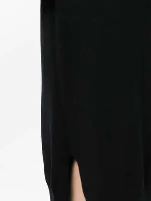 BARRIE High-waisted Knit Skirt - Black
