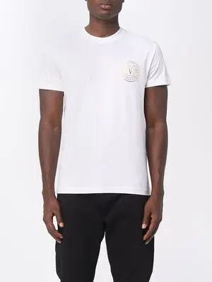 Versace Cotton T-shirt With Logo White
