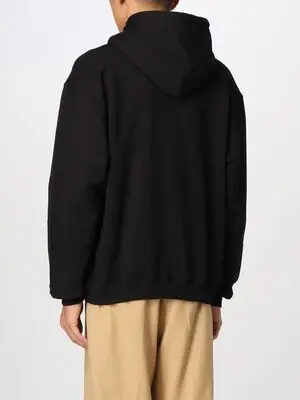 MSGM Cotton Graphic Print Sweatshirt - Black