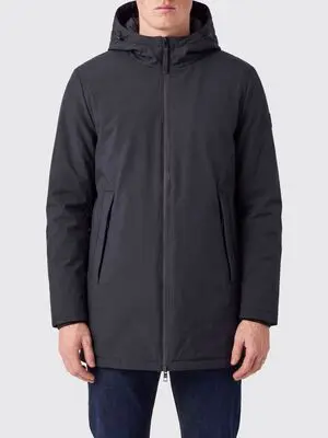 PEOPLE OF SHIBUYA Knee-length Technical Fabric Parka With Primaloft® Padding - Blue