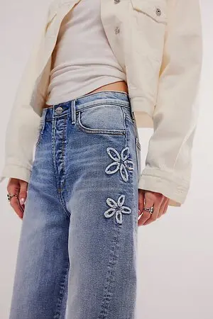 DRIFTWOOD Driftwood Parker Embroidered Jeans Denim On Denim