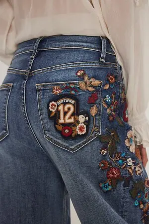 Driftwood Embroidered Jeans