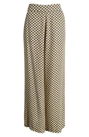 Rip Curl Isla Geo Linen Blend Wide Leg Pants
