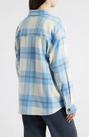 Rip Curl La Isla Plaid Flannel Button-up Shirt