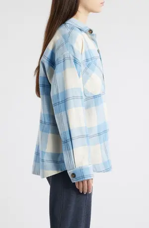 Rip Curl La Isla Plaid Flannel Button-up Shirt