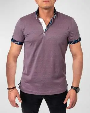 MACEOO Mozartline Polo Shirt - Pink