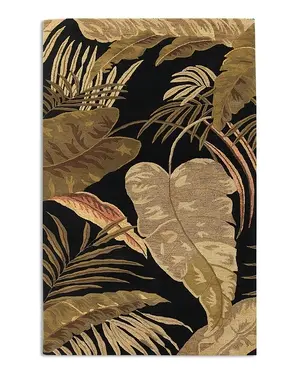 Kas Havana Rainforest Area Rug, 3'3 X 5'3 - Navy