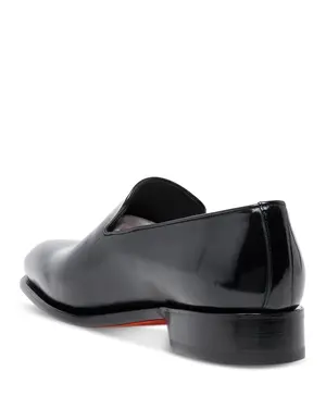 Santoni Carter Leather Venetian Loafers