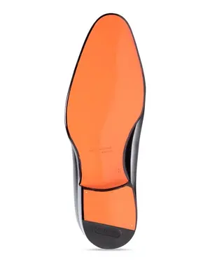Santoni Carter Leather Venetian Loafers