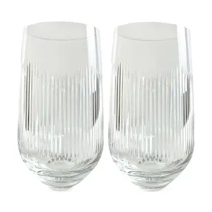 MICHAEL WAINWRIGHT Berkshire Highball Glass, Set Of 2 - Clear