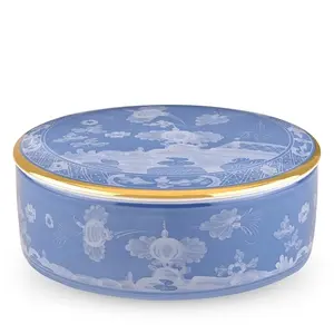 GINORI 1735 Oriente Italiano Round Box With Cover - Pervinca