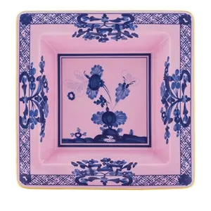 GINORI 1735 Oriente Italiano Vide Poche Oggetti Tray - Pink/blue