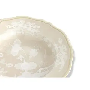 GINORI 1735 Oriente Italiano Soup Plate - Cream
