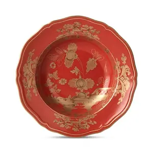 GINORI 1735 Richard Ginori Oriente Italiano Soup Plate Rubrum