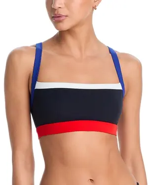 Splits59 Monah Rigor Sports Bra - Black/cobalt