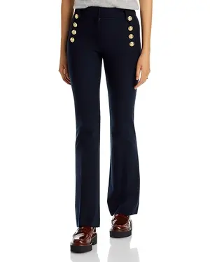 Derek Lam 10 Crosby Robertson Flare Hem Pants - Midnight
