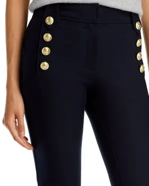 Derek Lam 10 Crosby Robertson Flare Hem Pants - Midnight