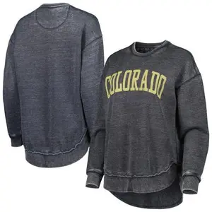 PRESSBOX Colorado Buffaloes Vintage Wash Pullover Sweatshirt