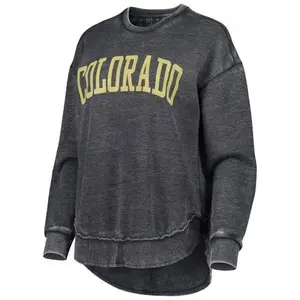 PRESSBOX Colorado Buffaloes Vintage Wash Pullover Sweatshirt