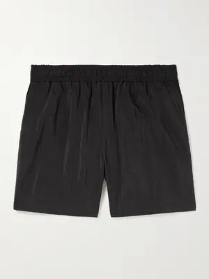 SSAM Straight-leg Silk-blend Shorts