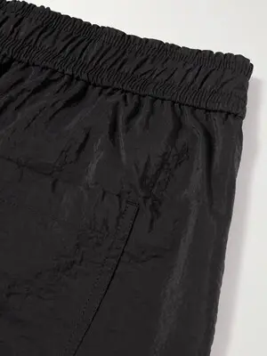 SSAM Straight-leg Silk-blend Shorts