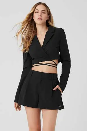Alo Yoga Cropped Status Blazer Jacket