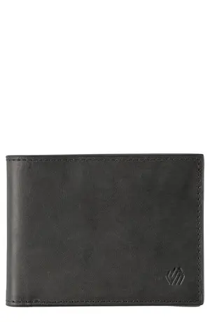 Johnston & Murphy Rhodes Leather Bifold Wallet - Black