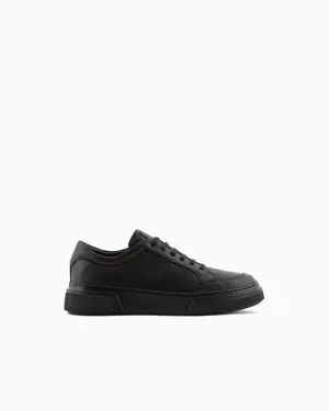 Giorgio Armani Deerskin Sneakers - Black