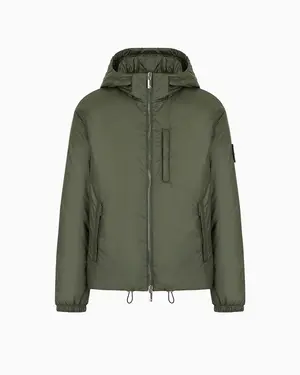 Giorgio Armani Hooded Goose-down Padded Blouson - Green