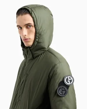 Giorgio Armani Hooded Goose-down Padded Blouson - Green