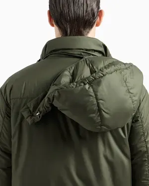 Giorgio Armani Hooded Goose-down Padded Blouson - Green