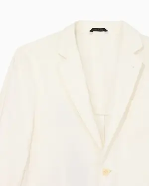 Giorgio Armani Upton Line Single-breasted Jacket - White