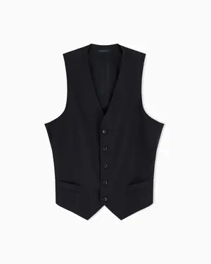 Giorgio Armani Single Breasted Vests For Men