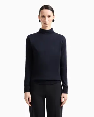 Giorgio Armani Pure Cashmere Mock-neck Jumper