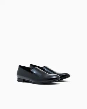 Giorgio Armani Patent Leather Loafers