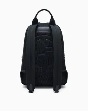 Giorgio Armani Recycled-nylon And Pebbled-leather Backpack