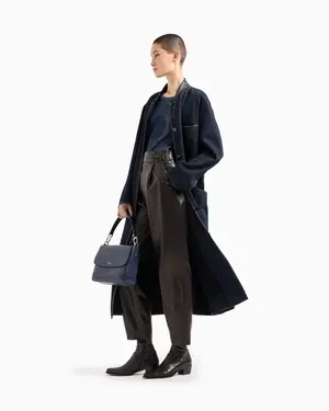 Giorgio Armani Straight-cut Nappa-leather Trousers