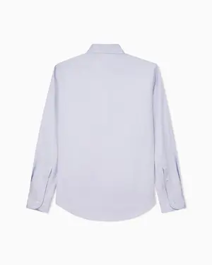 Giorgio Armani Cotton Twill Shirt - Light Blue