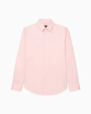 Giorgio Armani Cotton Twill Shirt - Pink