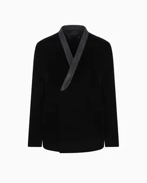 Giorgio Armani Double-breasted Velvet Jacket