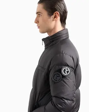 Giorgio Armani Goose-down Padded Bomber Jacket - Black