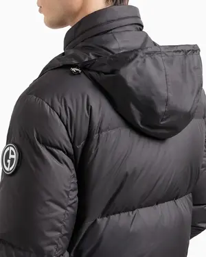 Giorgio Armani Goose-down Padded Bomber Jacket - Black