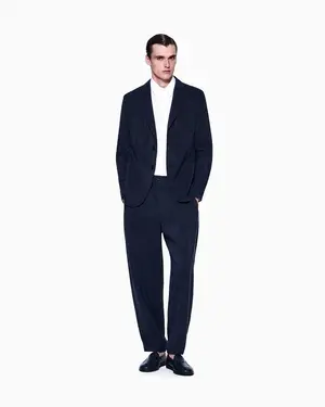 Giorgio Armani Regular-fit Cotton-seersucker Shirt - White