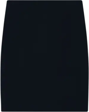 Giorgio Armani GIORGIO ARMANI Silk Cady Pencil Skirt Black